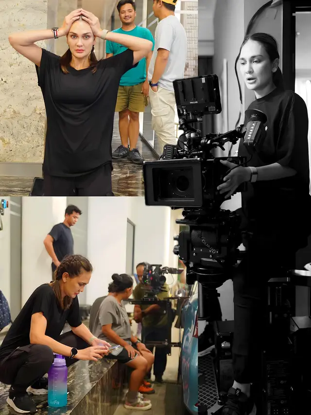 Kembali Jadi Sutradara, Ini 7 Potret Aksi Luna Maya saat di Balik Layar - Hot Liputan6.com
