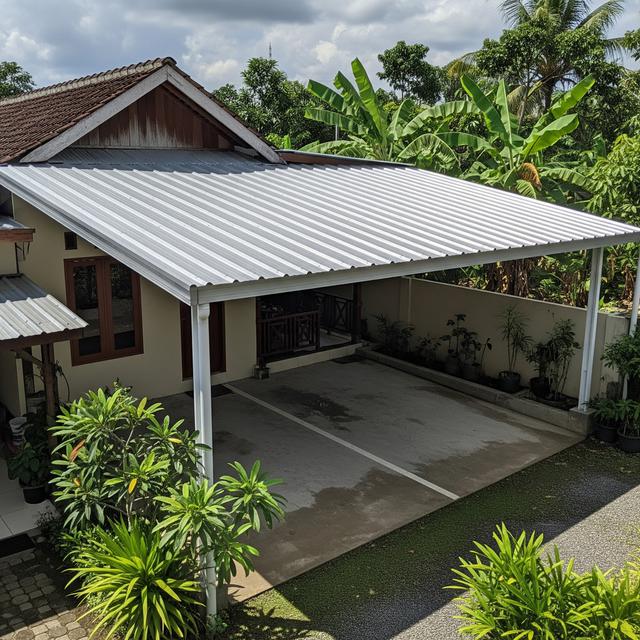 8 Jenis Atap untuk Tempat Parkir di Rumah, Estetik dan Tahan Segala Cuaca
