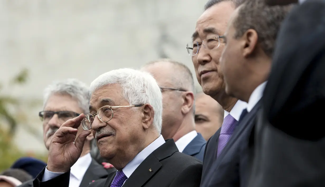 Akhirnya, Bendera Palestina Resmi Berkibar di Markas PBB - Foto ...