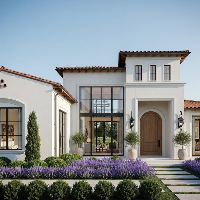 7 Contoh Rumah Kampung Modern 1 Lantai dengan Bukaan Lebar yang Tampak ...