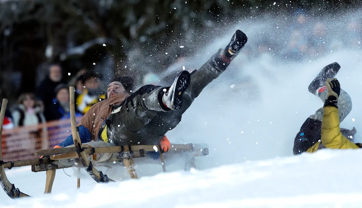 Yuk, Tengok Serunya Lomba Kereta Luncur Tradisional di Jerman - Foto ...