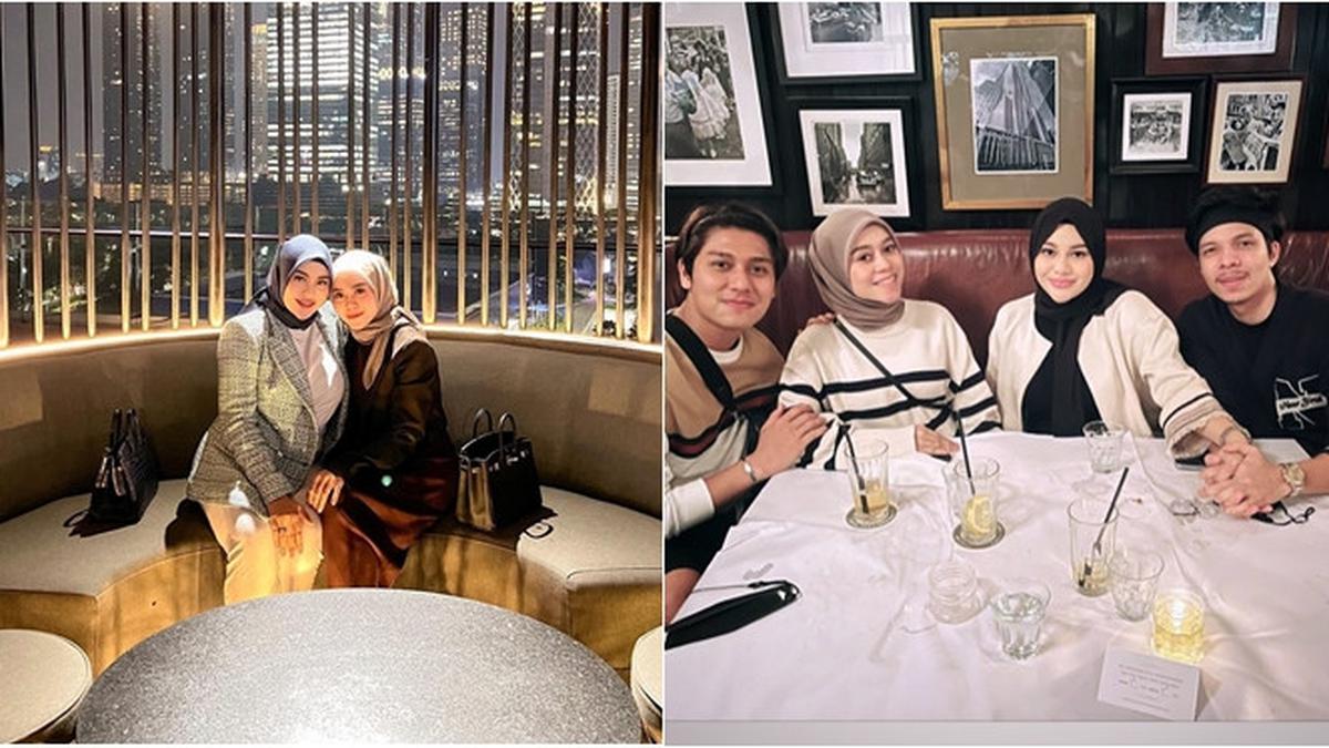 6 Potret Kebersamaan Aurel Hermansyah dan Lesti Kejora, Selalu Beri Dukungan - Hot Liputan6.com