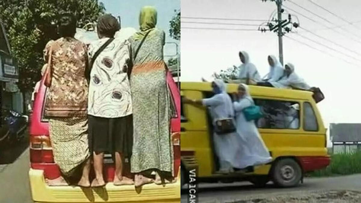 10 Tingkah Lucu Emak-emak saat Naik Angkot, Benar-benar Tak Ada Lawan ...