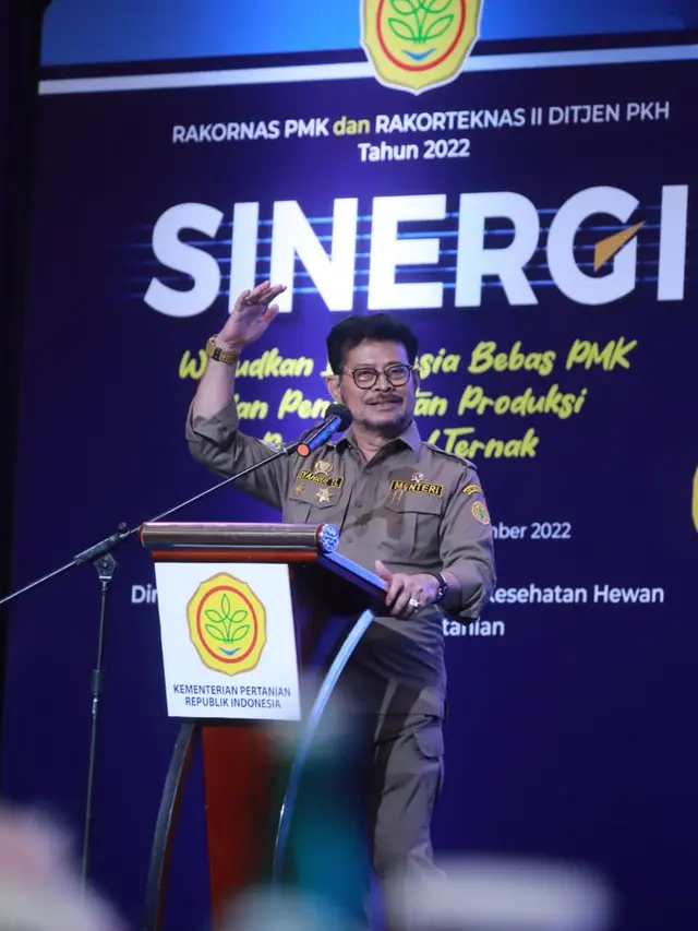 Tren Kasus PMK Melandai, Mentan SYL Apresiasi Sinergi dari Seluruh Pihak - Bisnis Liputan6.com