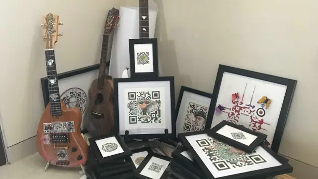 Kolaborasi Luthier Gitar Asal Bali dan Seniman Digital Asal Surabaya Dalam Gitar Qr Art Edisi ...