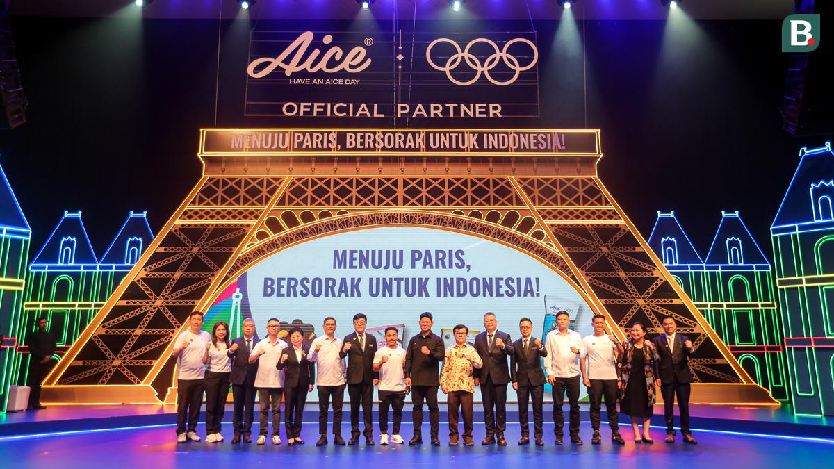 Foto: Dukungan Aice Grup untuk Tim Indonesia di Olimpiade Paris 2024 - Ragam Bola.com