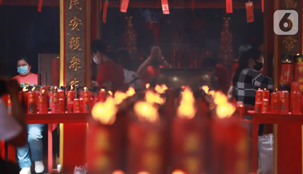 Suasana Perayaan Imlek di Klenteng Toa Se Bio - Foto Liputan6.com