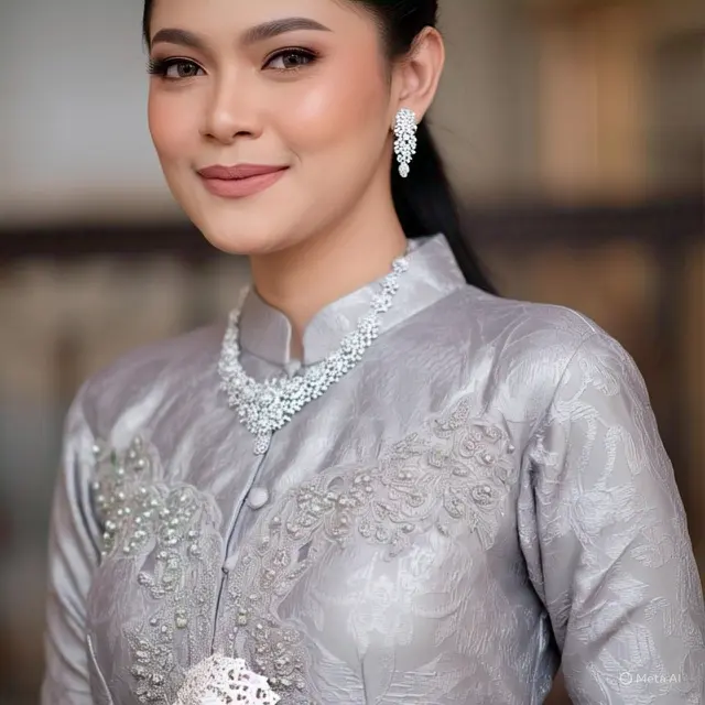 13 Model Gamis Brokat Simple Elegan 2025, Bikin Tampil Cantik - Hot ...