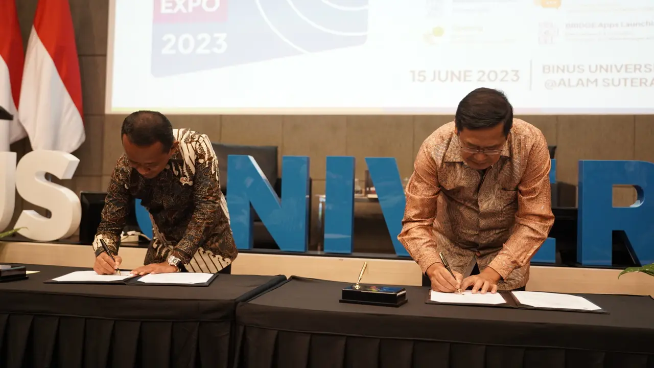 Dorong Pertumbuhan Ekonomi Nasional, Binus University dan Menteri ...