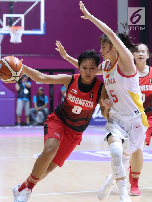 FOTO: Perempat Final, Basket Putri Indonesia Dicukur China - Foto Liputan6.com