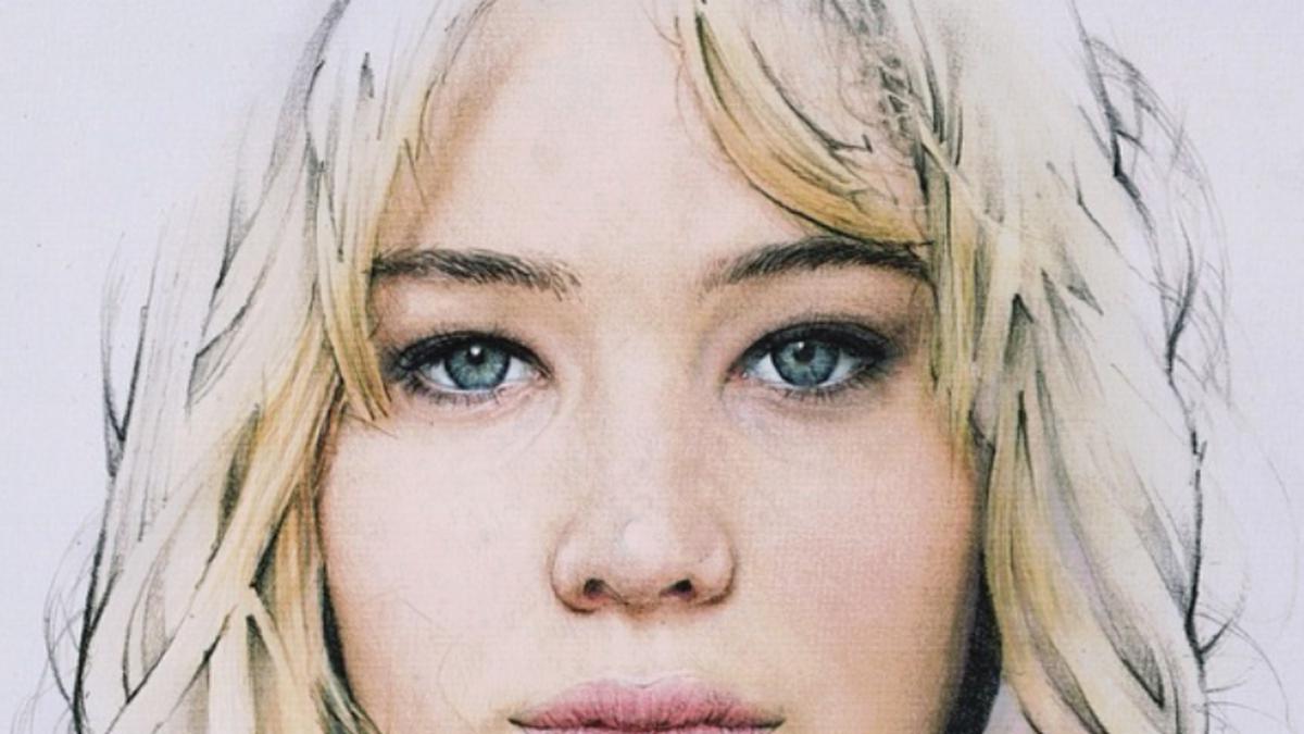 Melukis Jennifer Lawrence, Pria Asal Indonesia Ini Diburu