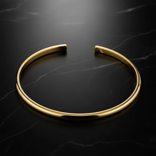 12 Desain Gelang Emas Tipis yang Cocok untuk Acara Formal, Simple tapi ...