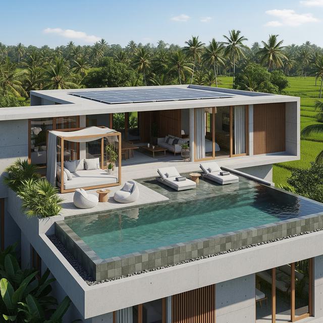 8 Model Rumah Sederhana Tapi Mewah dengan Atap Datar dan Rooftop ...