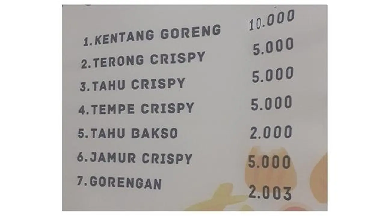 6 Harga Gorengan Nyeleneh Ini Bikin Bingung, Mikir Dulu Sebelum Beli ...