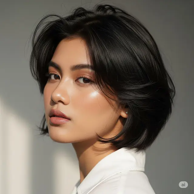 9 Gaya Rambut Segi Bertingkat Cocok untuk Semua Wajah, Stylish ...