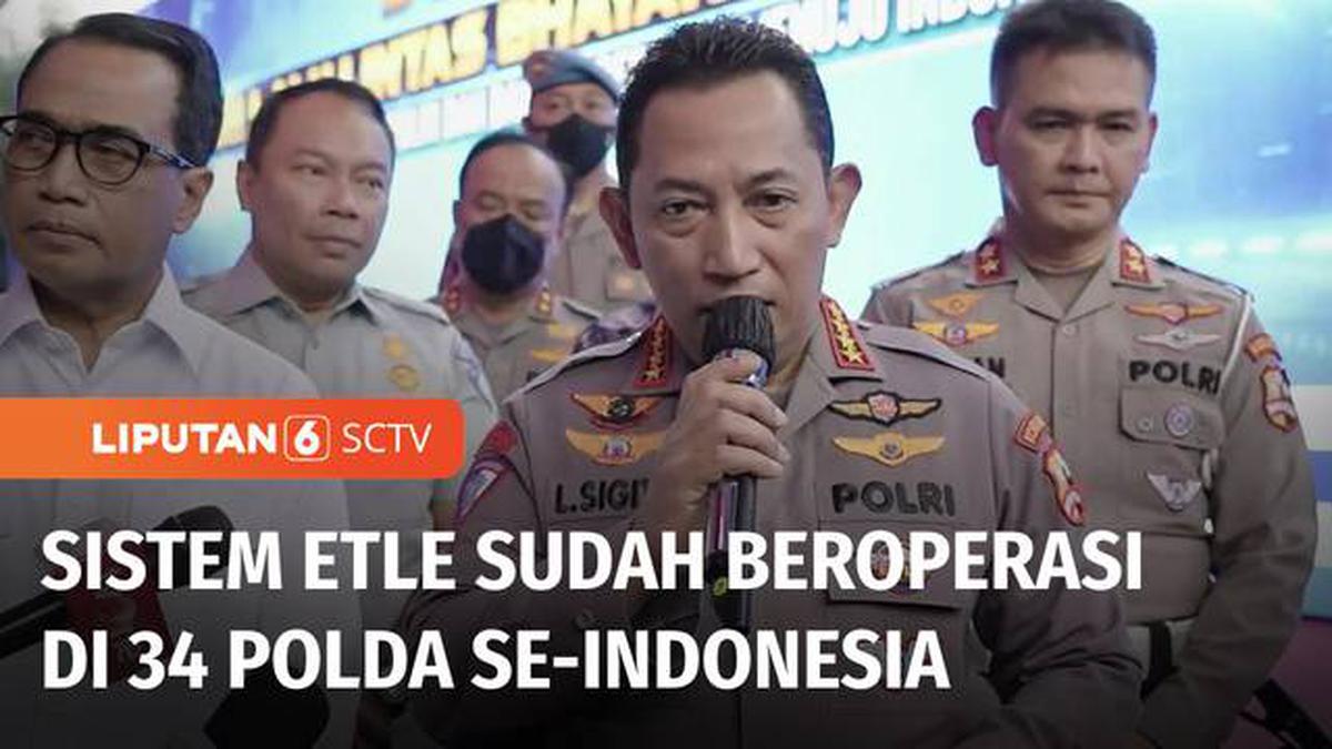 VIDEO: Sistem ETLE Kini Beroperasi di 34 Polda Se-Indonesia - TV ...
