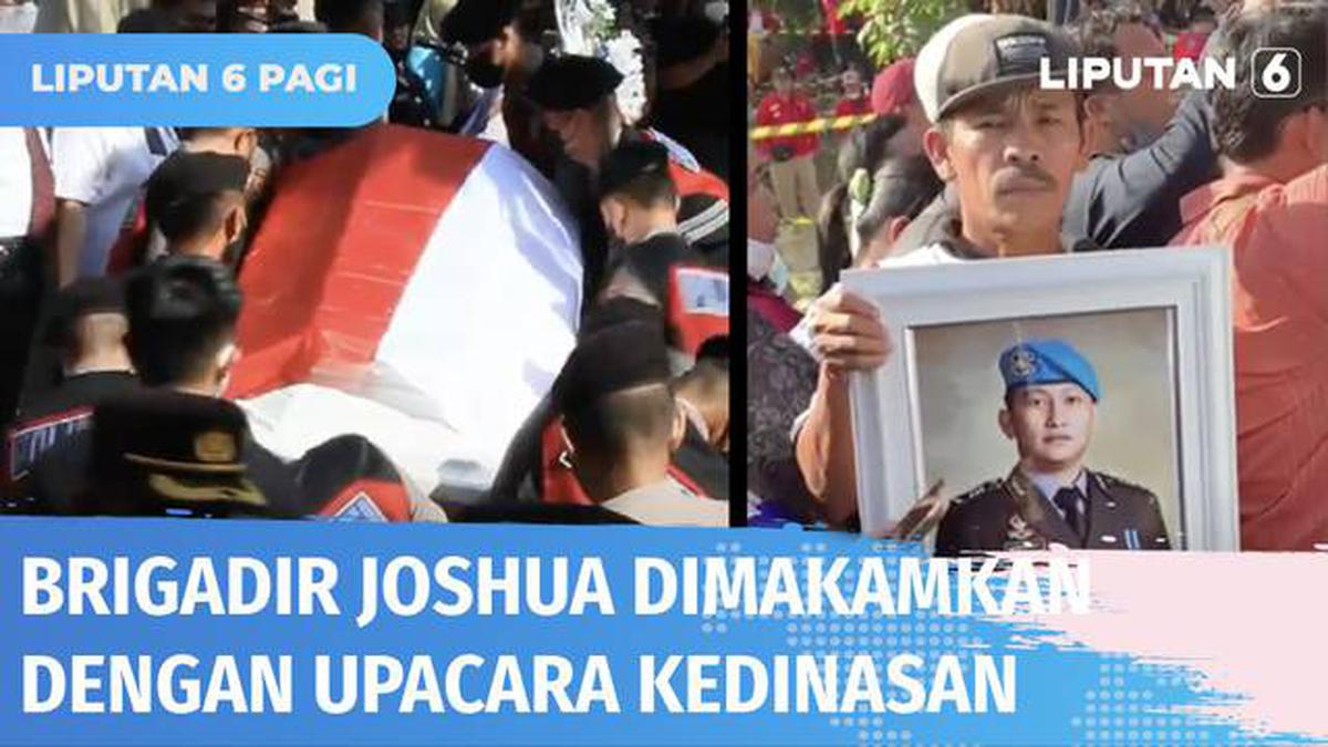 VIDEO: Usai Autopsi, Brigadir Joshua Dimakamkan Ulang dengan Upacara ...