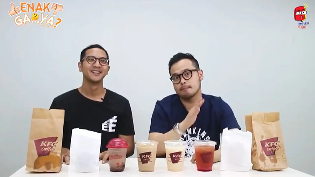 Mencoba Menu Kopi dari KFC di Channel Review Mulu - Lifestyle Liputan6.com
