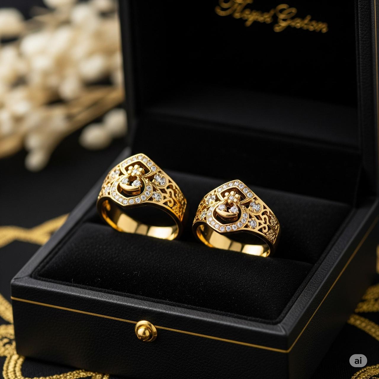 15 Model Cincin Nikah Mewah 2025, Simbol Cinta Abadi & Kemewahan Bermakna