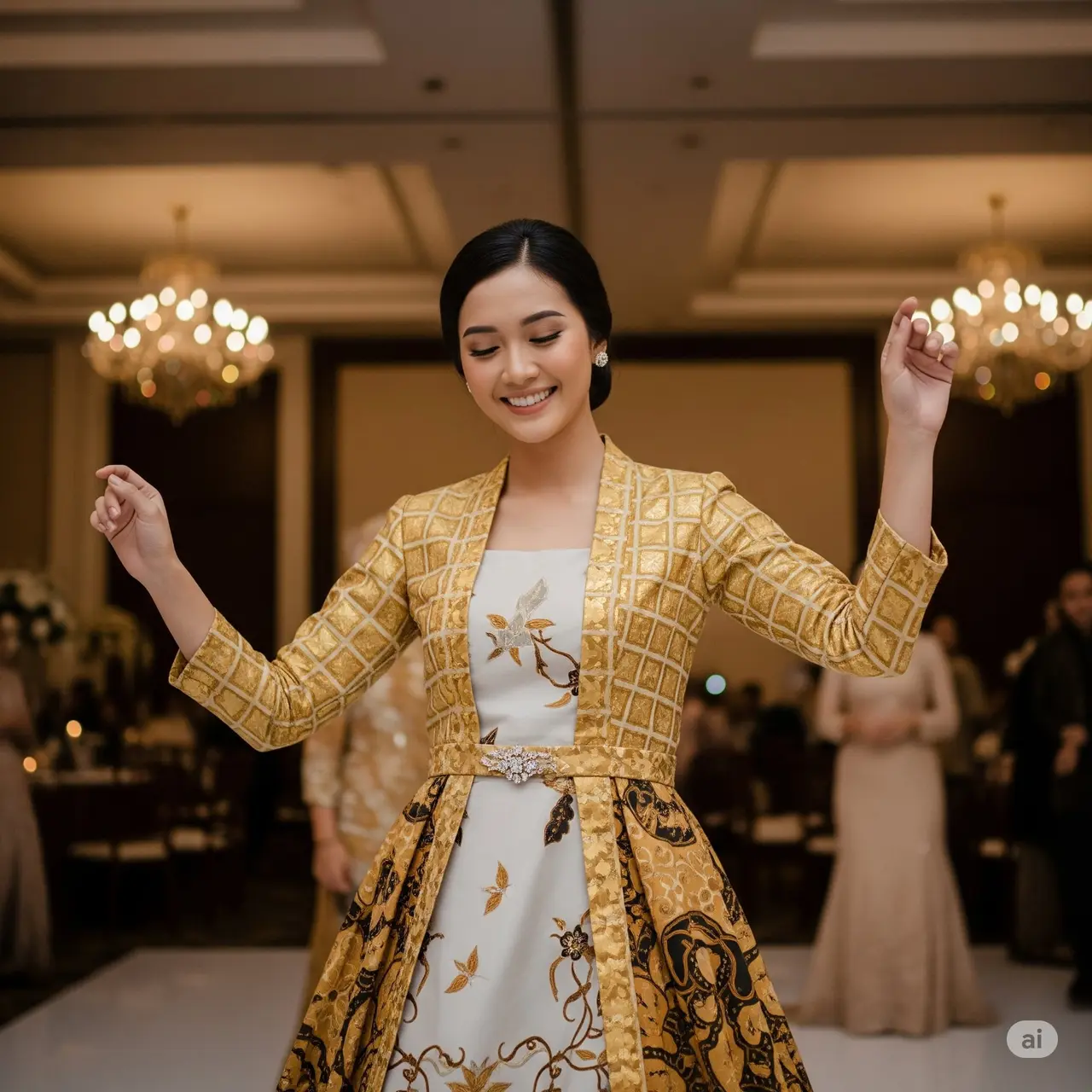 7 Model Gaun Batik Pesta Mewah 2025, Stylish dan Elegan untuk Curi ...