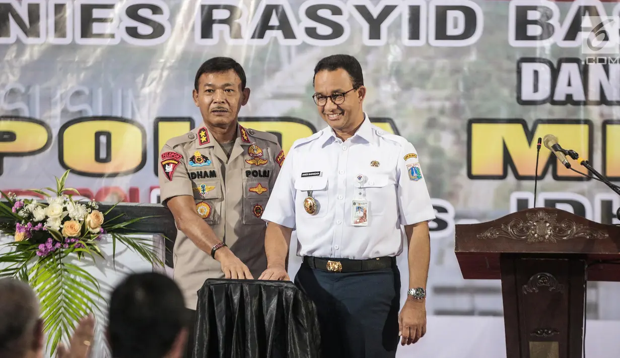 FOTO: Diresmikan Anies dan Kapolda, Rusun Promoter Polri Berdiri 17 ...