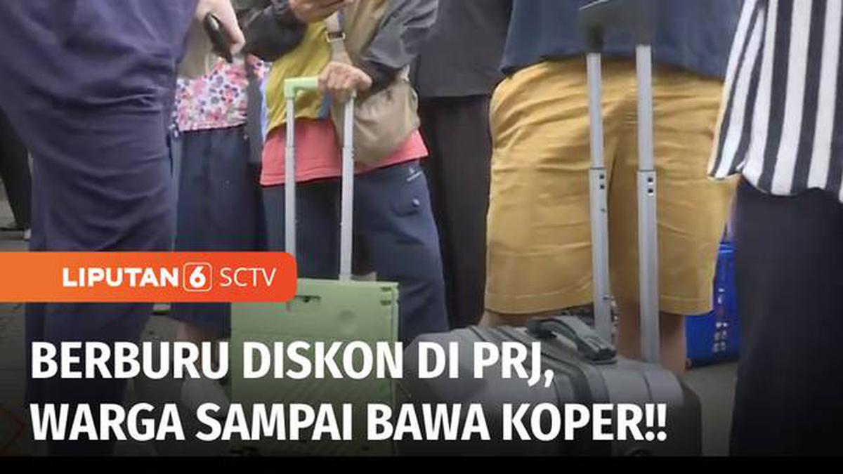 VIDEO: Gokil! Liburan ke PRJ, Sejumlah Pengunjung Bawa Koper Saat ...
