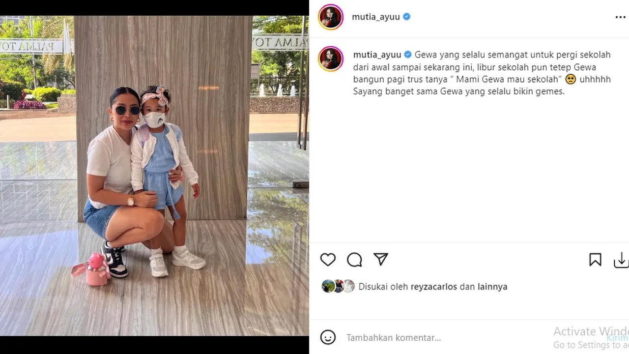 Mutia Ayu Akhirnya Perlihatkan Wajah Gewa Putri Mendiang Glenn Fredly, Warganet Tak Terlalu ...