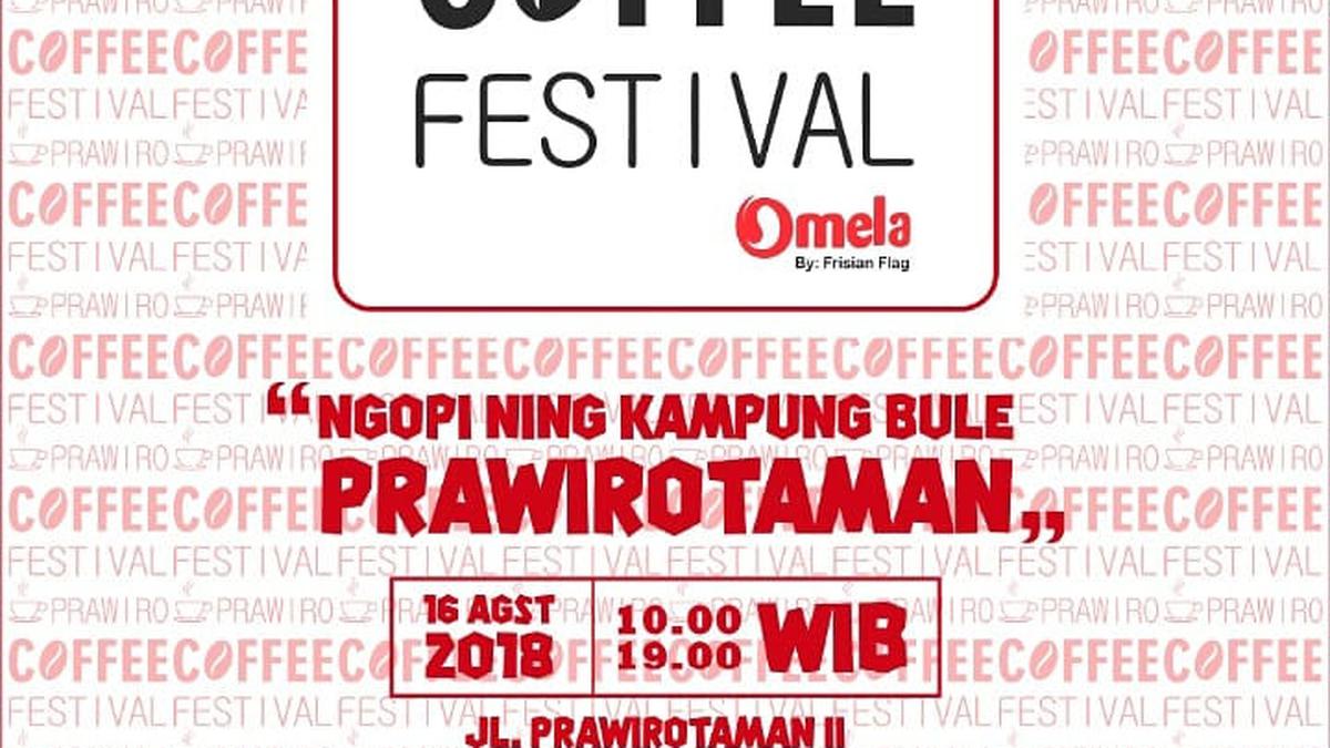 Prawiro Coffee Festival Mulai Lebih Pagi, Siap-siap Seruput Kopi Nusantara