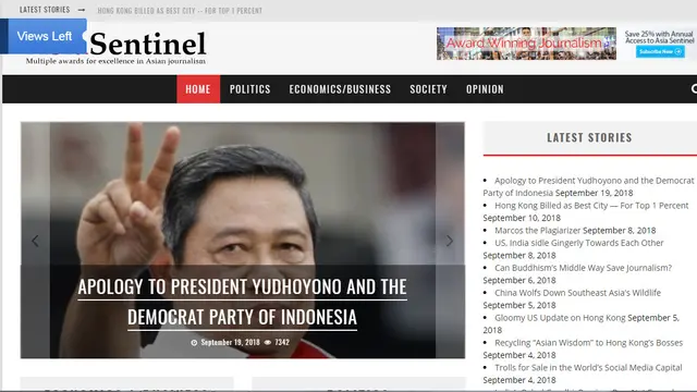 5 Fakta tentang Asia Sentinel, Media yang Bikin Geram SBY - News ...
