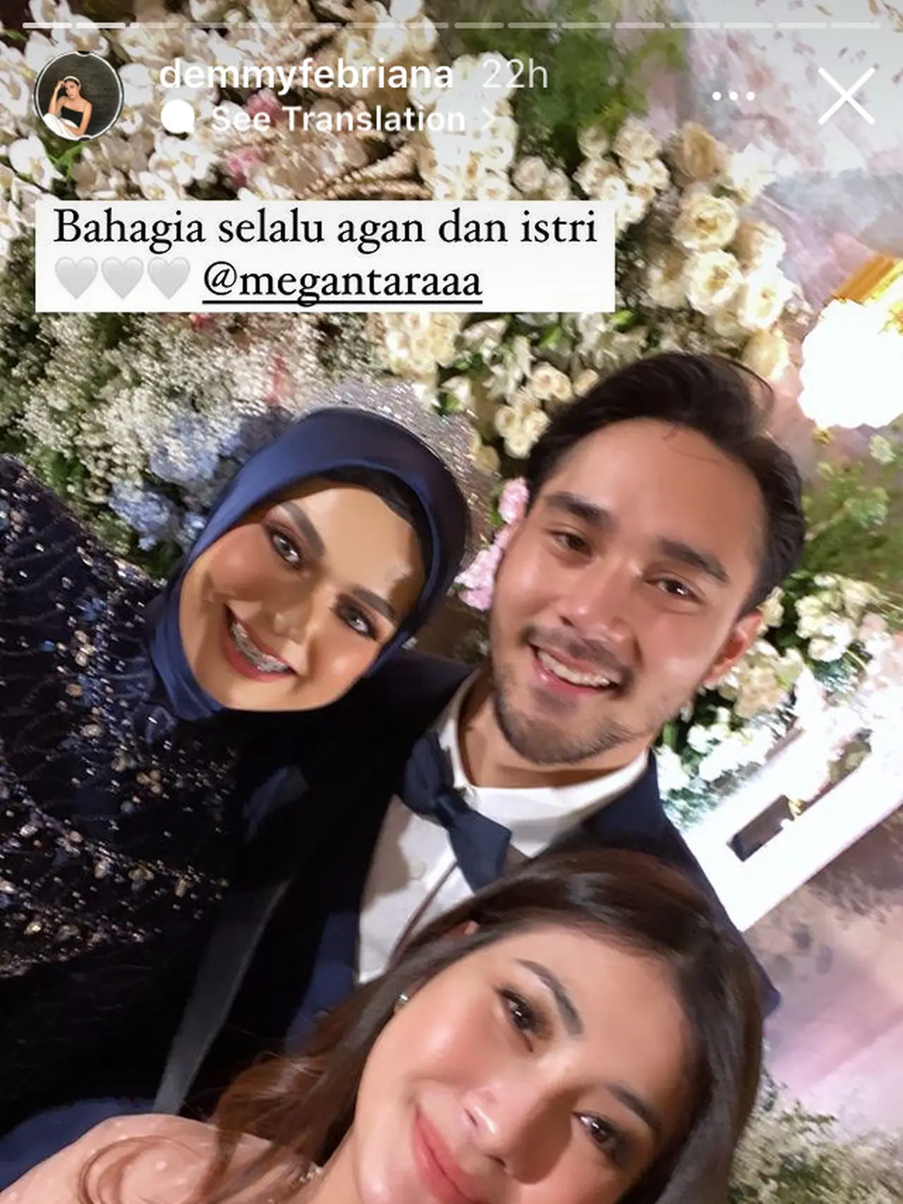 9 Potret Artis di Resepsi Pernikahan Achmad Megantara, Dihadiri Bintang ...