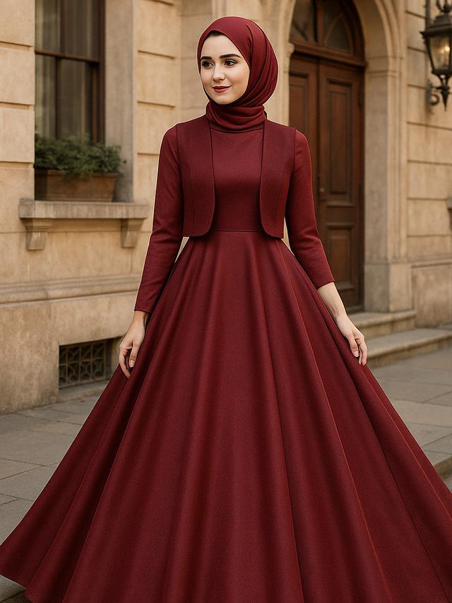 7 Model Gamis tanpa Lengan, Tampil Elegan dan Stylish di 2025