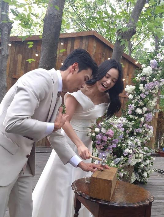 FOTO: Momen Pernikahan Jang Hansol dan Jeanette Ong, Bertema Rustic ...