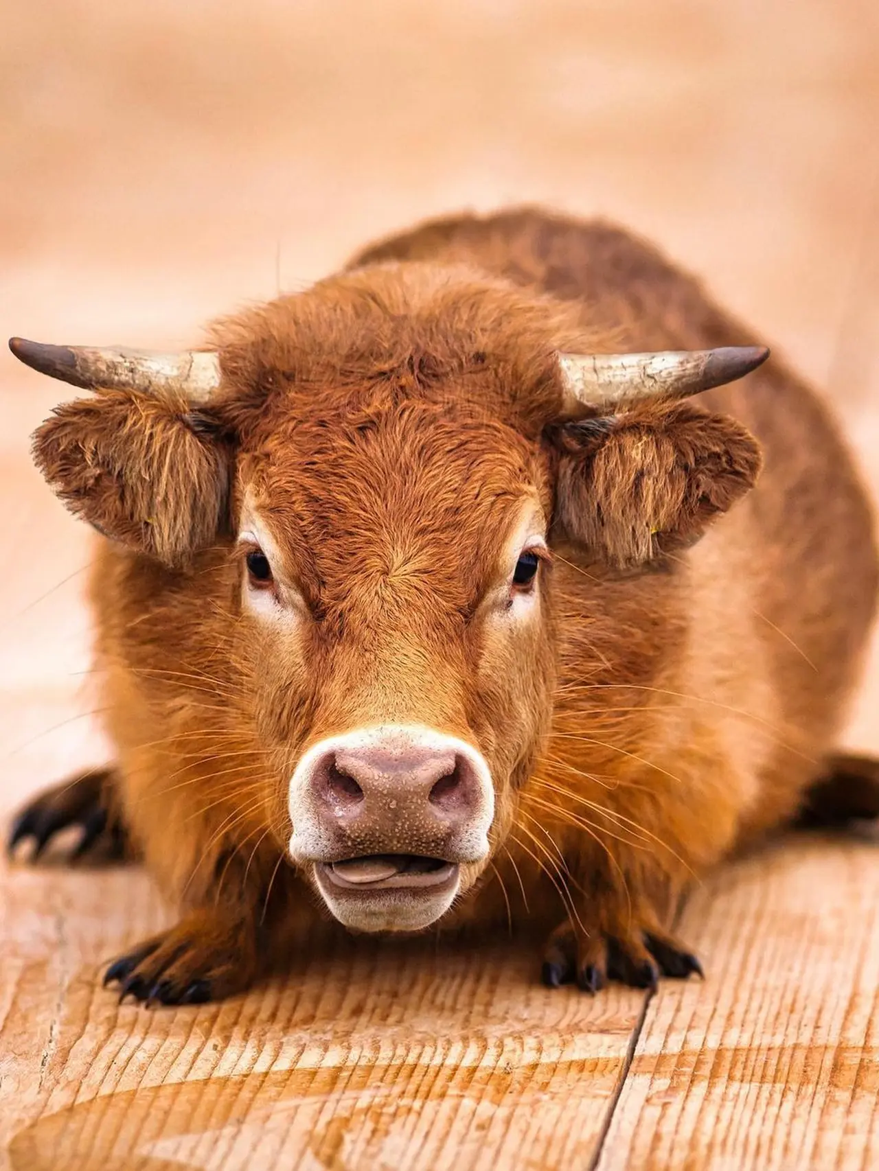 6 Editan Foto Hewan Lain Berkepala Sapi Ini Tampak Unik - Hot Liputan6.com