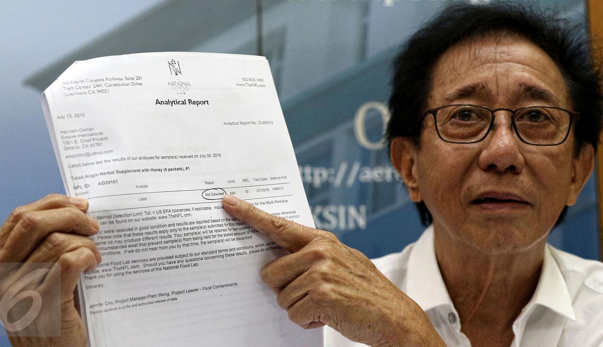 BPOM Jamin Tolak Angin Aman Dikonsumsi