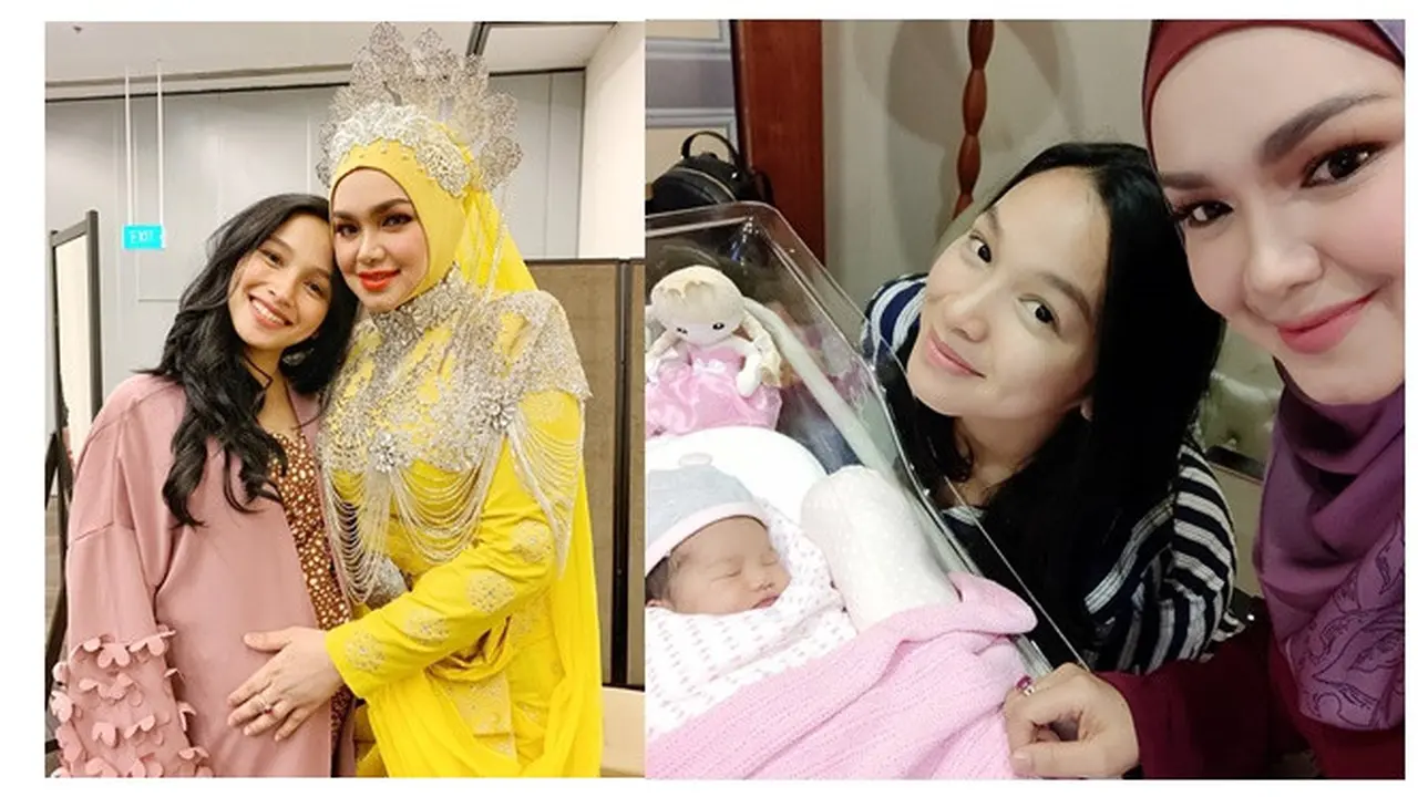 7 Potret Tya Arifin Menantu Siti Nurhaliza yang Melahirkan Anak Kedua - Hot Liputan6.com