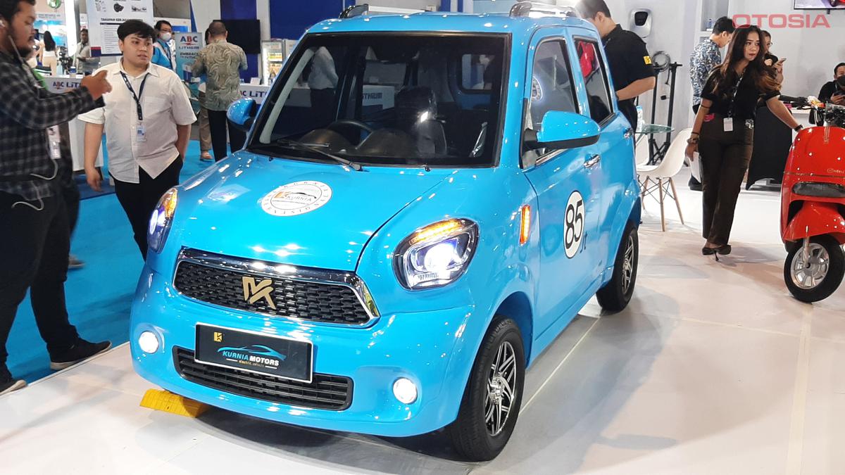 13 Potret Kurnia Motors K-Kooper di PEVS 2023, Mobil Listrik Murah Mulai Dari Rp85 Juta dengan ...
