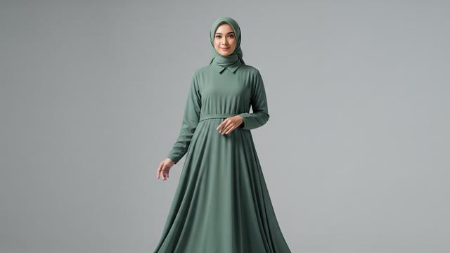 7 Model Gamis Abaya Syar'i 2025 Warna Earth Tone, Eksplorasi Pesona Anggun
