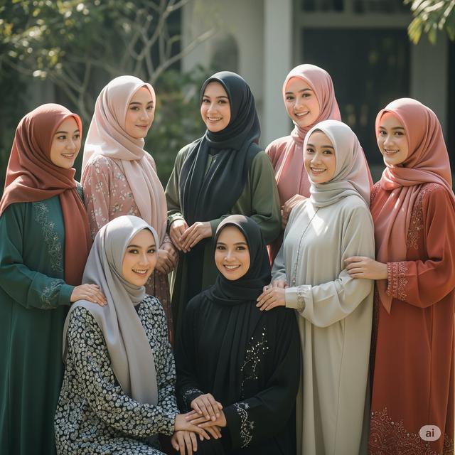 15 Model Abaya Arab Terbaru 2025, Tampil Syar'i, Stylish & Modis