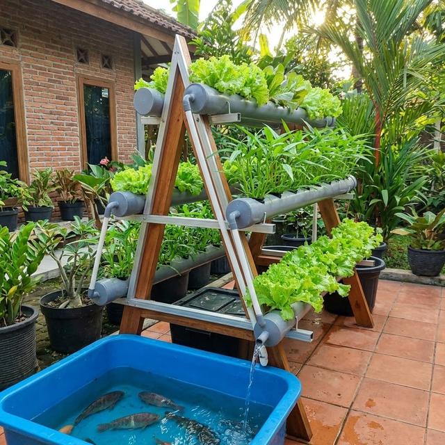 7 Model Rak Aquaponik 3 Susun untuk Lahan 1 Meter, Desain Modern