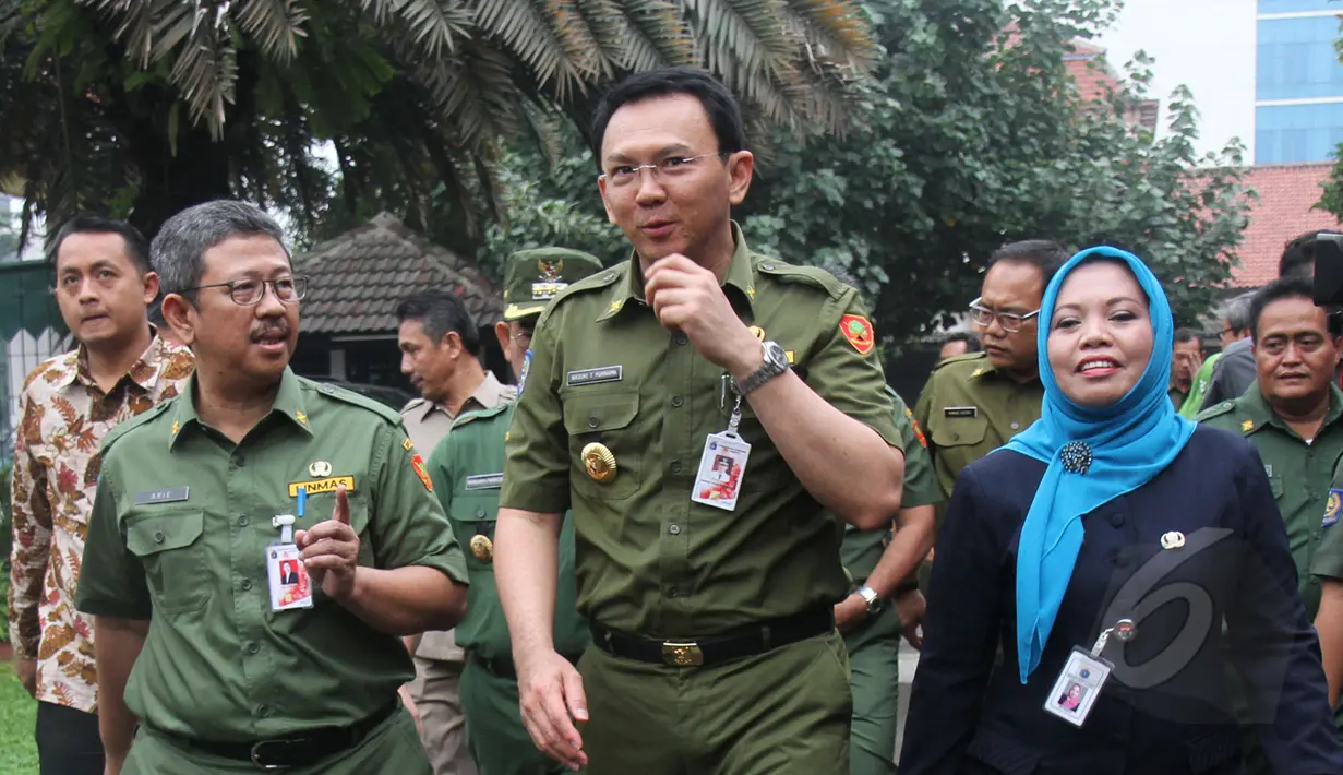 Hari Pertama UN, Ahok Beri Semangat Ratusan Siswa SMKN 27 Jakarta ...