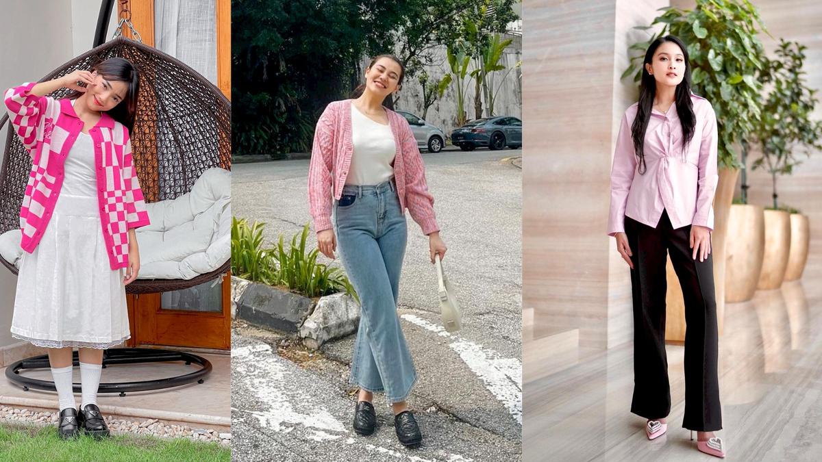 8 Ide Outfit Bertema Valentine Buat Nyoblos ke TPS, dari Fuji An, Aaliyah Massaid, hingga Sandra ...