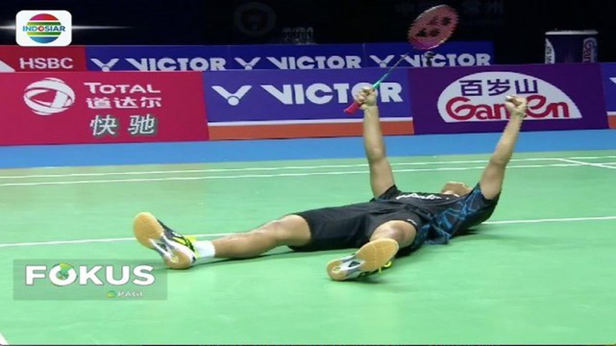 Anthony Ginting Kalahkan Kento Momota di China Open 2018 - News Liputan6.com
