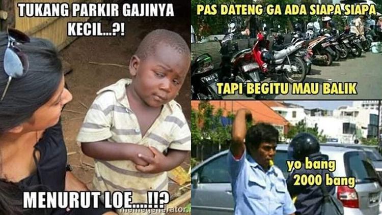 10 Meme Kocak Tukang Parkir Ini Sukses Bikin Ngakak Sekaligus Menohok ...