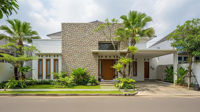8 Desain Fasad Rumah Sederhana agar Tampak Lebih Besar dari Aslinya ...