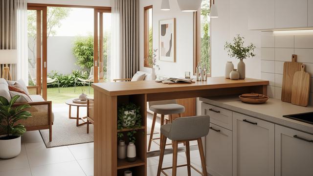 8 Model Meja Bar Dapur Minimalis, Bagus untuk Rumah KPR