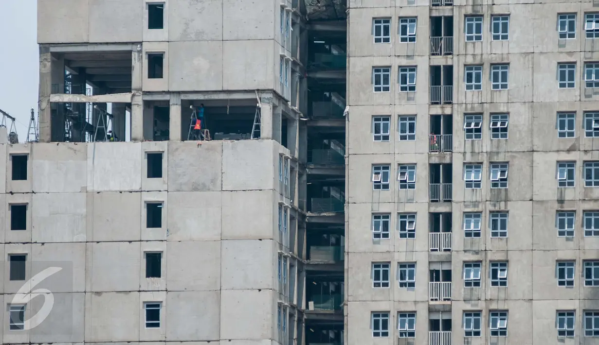 Pembangunan Wisma Atlet Kemayoran Dipercepat - Foto Liputan6.com