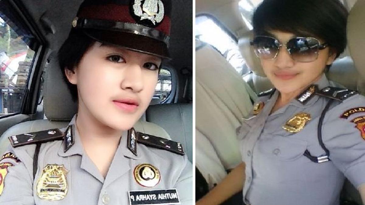 Bripda Muthia, Polwan Cantik Penyuka Dangdut Ini Anak Jenderal ...