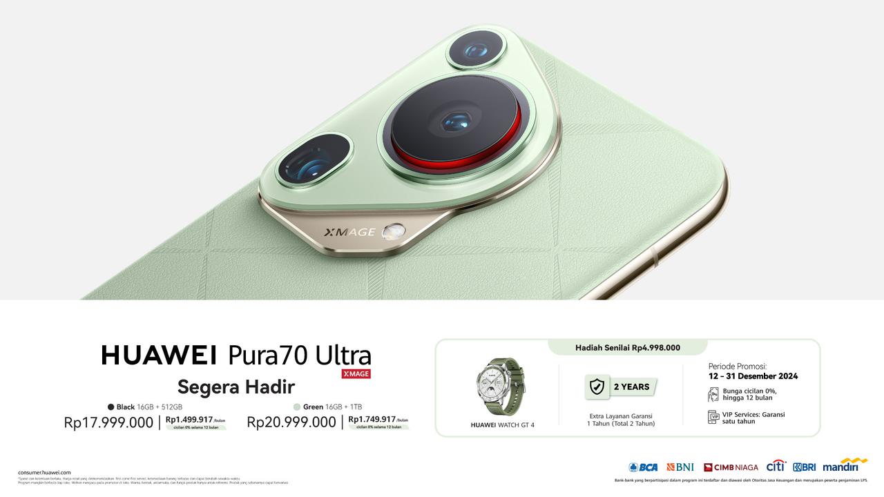 Segera Hadir di Indonesia! HUAWEI Pura 70 Ultra Tawarkan Pengalaman ...
