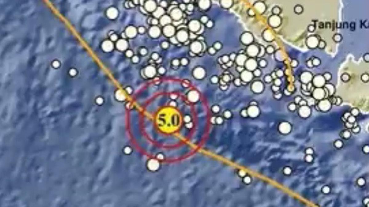 Gempa Magnitudo 5,0 Guncang Enggano Bengkulu