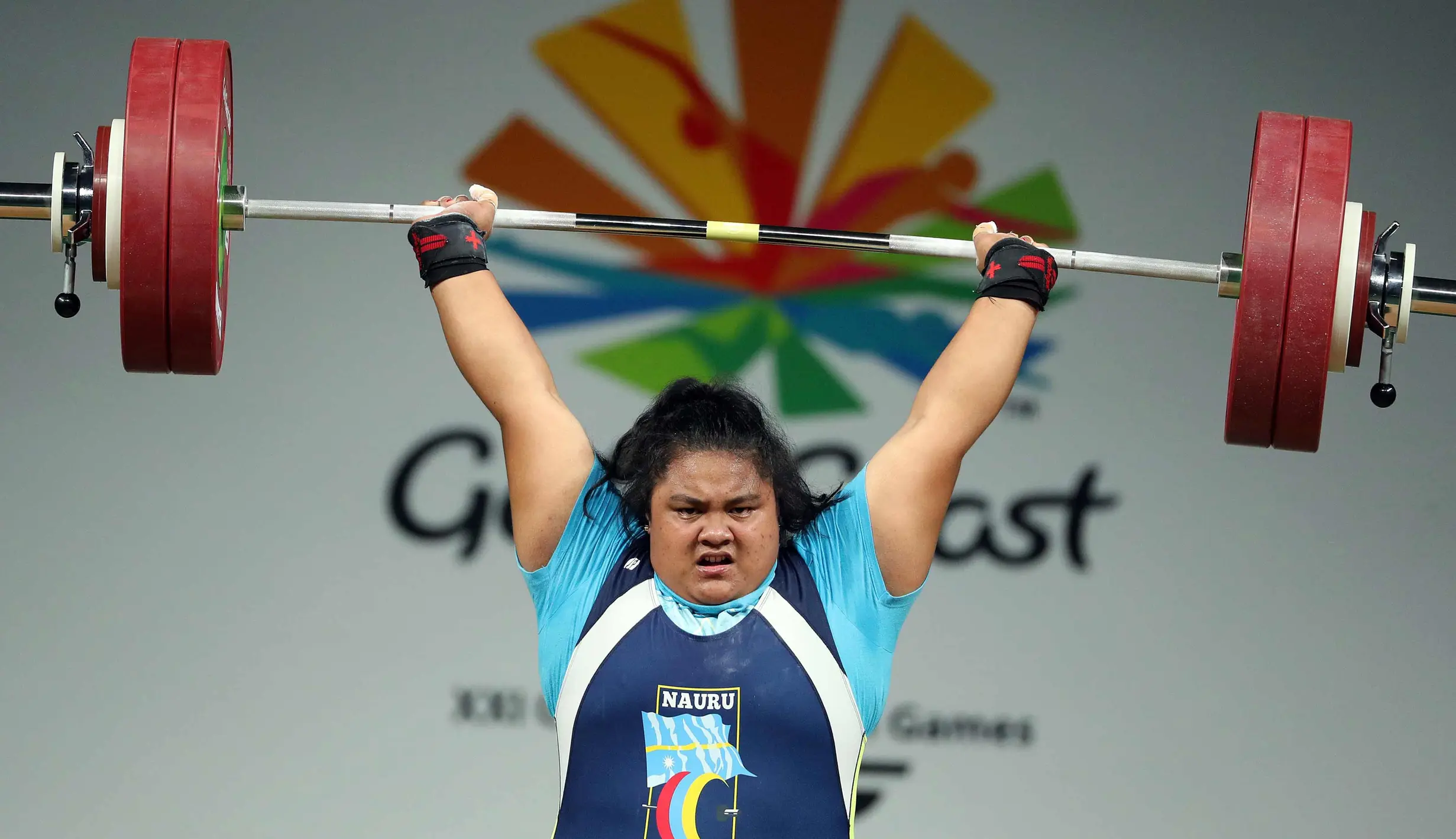 FOTO: Ekspresi Para Atlet Angkat Besi Wanita di Commonwealth Games 2018 ...